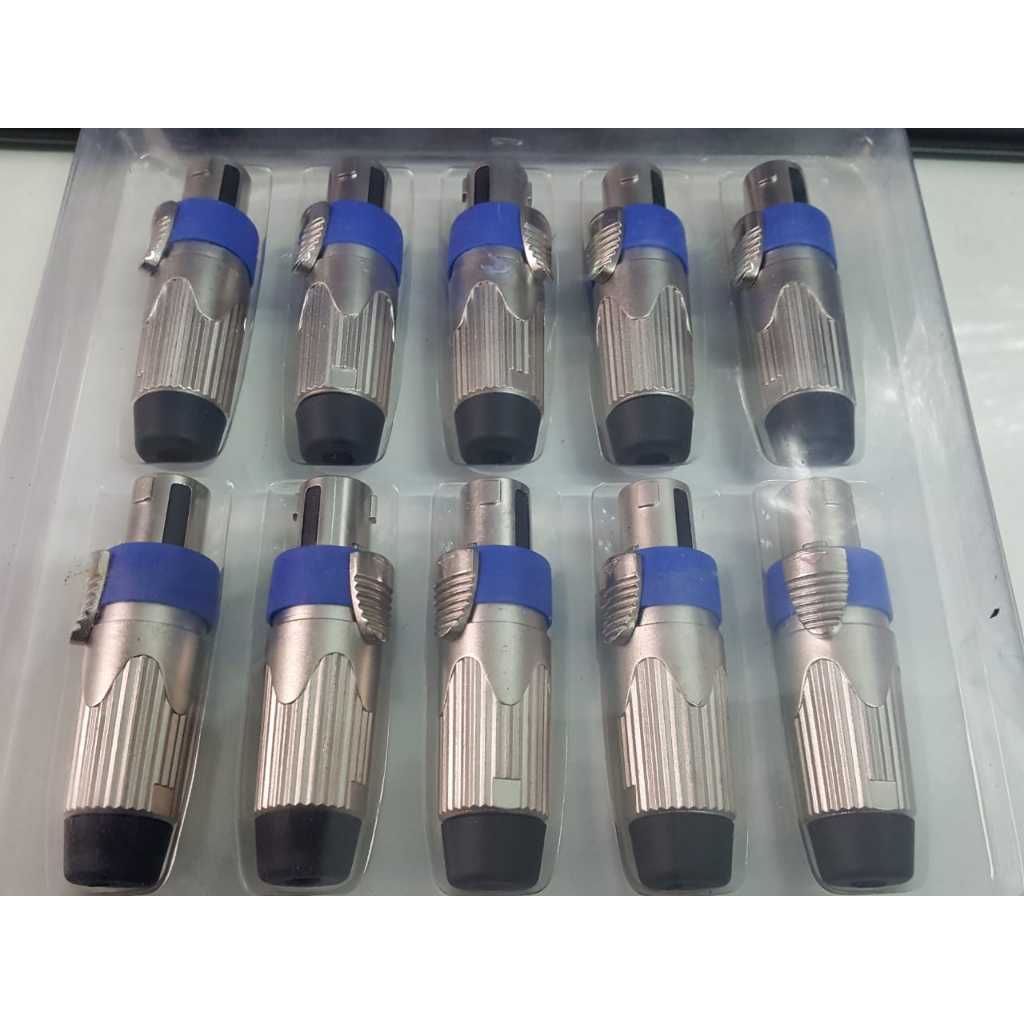 Jual JR 5891 Jack Speakon Full Besi Super Konektor Jack Spikon Body ...