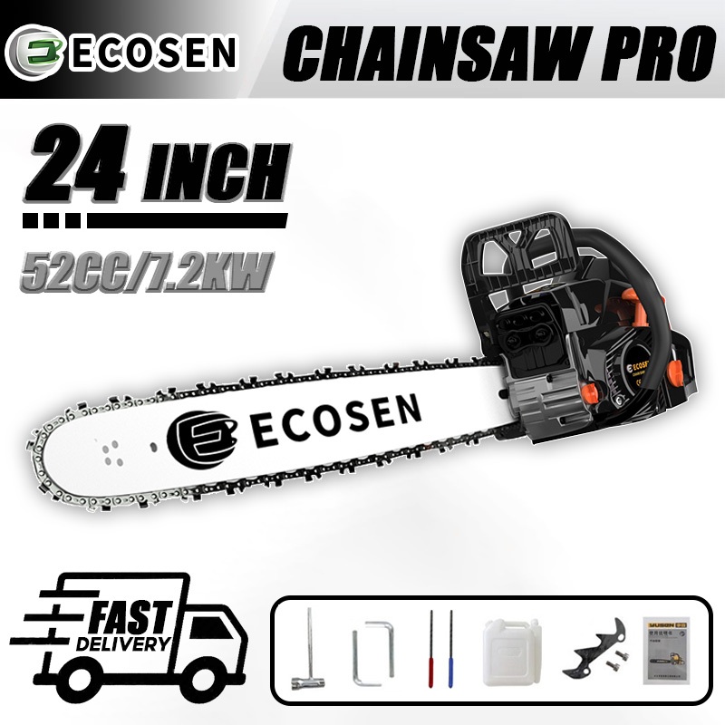 Jual ECOSEN Chainsaw Mesin Gergaji 22 Inch Pro 58CC Senso Mesin Potong Kayu Murah Chainsaw Mini ...