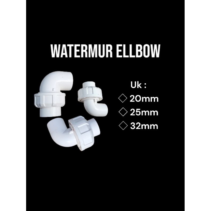 Jual WATERMUR ELLBOW U - PVC | Shopee Indonesia