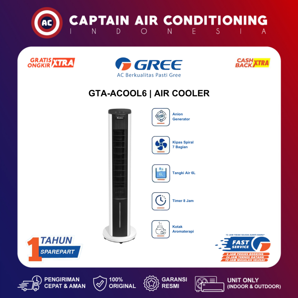 Jual GREE Air Cooler GTA-ACOOL6 | Shopee Indonesia