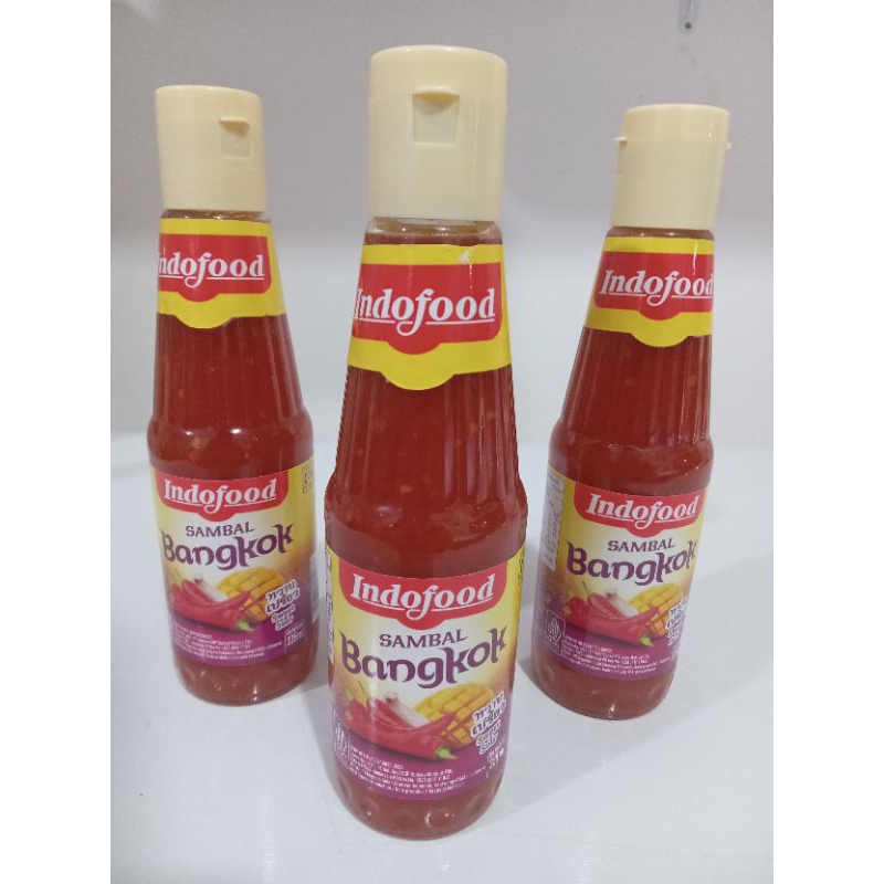Jual INDOFOOD SAMBAL BANGKOK BOTOL 335 ML | Shopee Indonesia