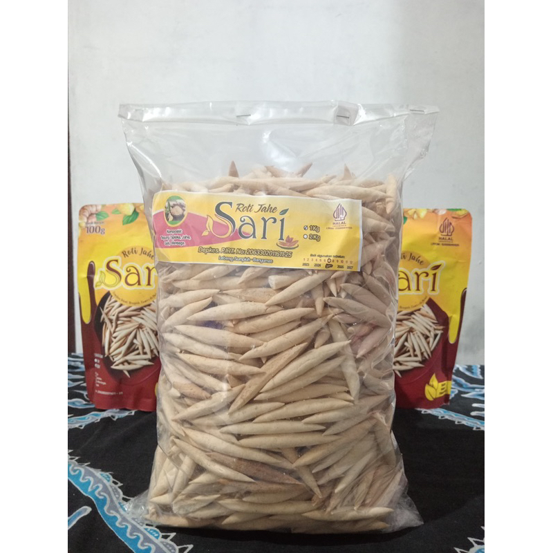 Jual roti jahe sari kemasan 1 kg / roti jahe / stick jahe sari kue ...