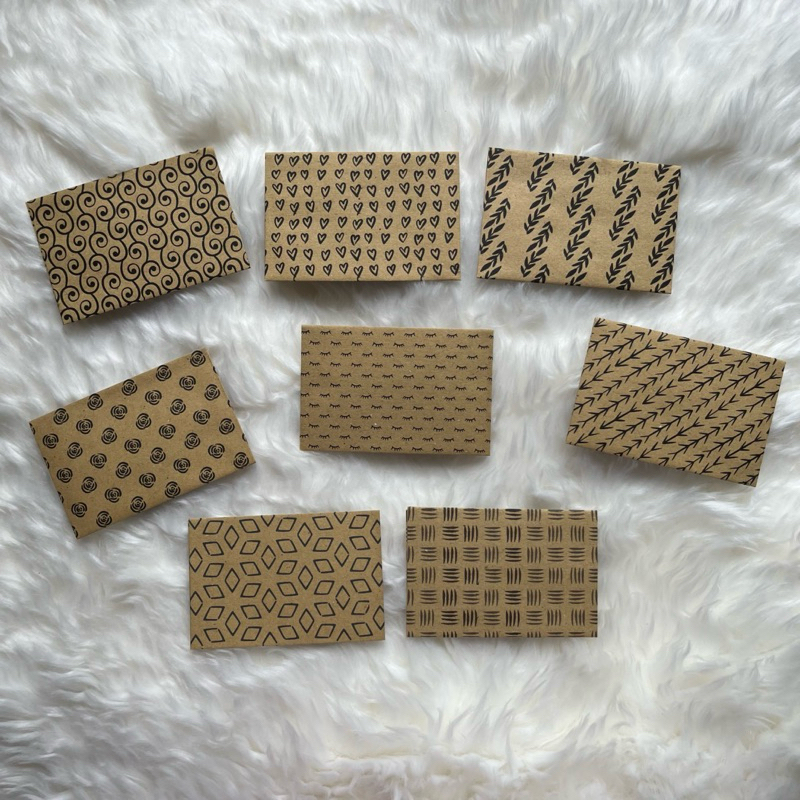 Jual (10pcs) Amplop mini 6x9cm, amplop kecil, amplop rustic, amplop ...