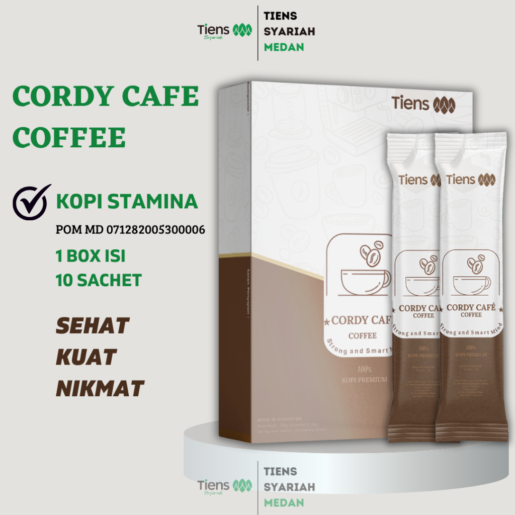 Jual Tiens Cordy Cafe Coffee Kopi Stamina Pria Herbal | Shopee Indonesia