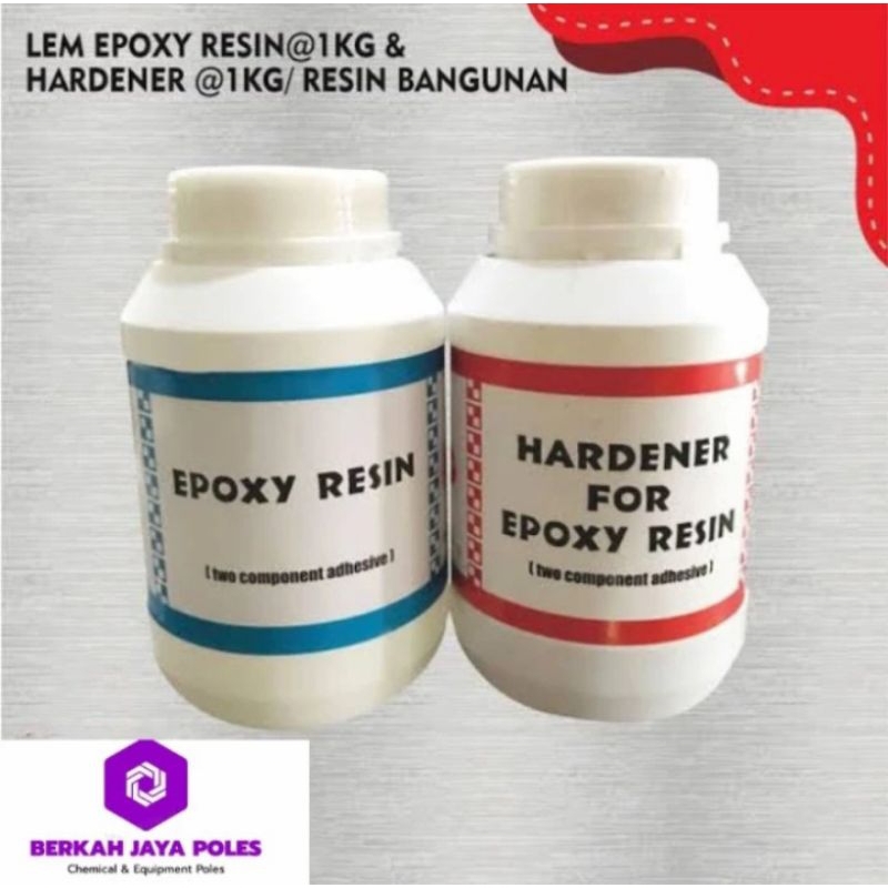 Jual Lem epoxy resin satu paket untuk marmer granit besi waterproof ...
