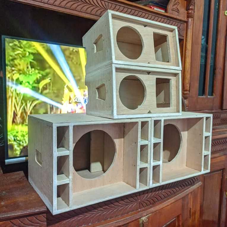 Jual Box miniatur sound system 1set box spl 6 inch bok line array 4 ...