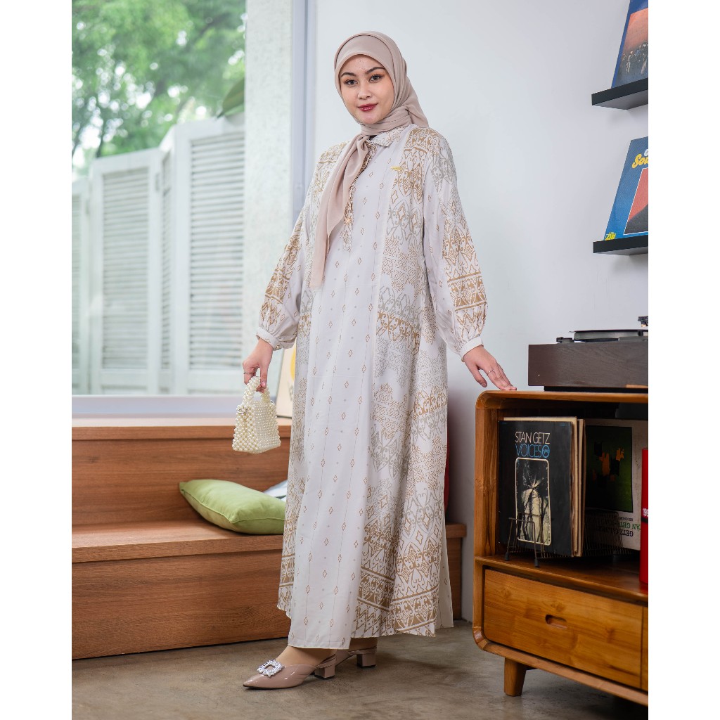 Jual Helia Dress Baju Gamis Wanita Busui Silk Ayesha Lembut Nyaman ...