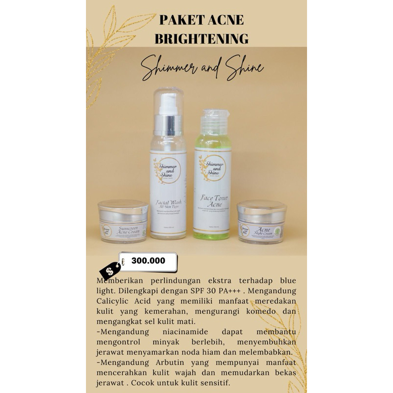Jual Paket Pemula Acne Brightening Shimmer & Shine Byla Beauty | Shopee ...