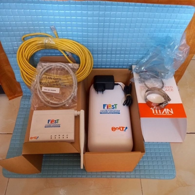 Jual Wifi Titan Router BL401'BL400 Csan+Kbel 15'Mter BOLT UNLOCK 4G LTE T-Sel Byu Smartfren ...