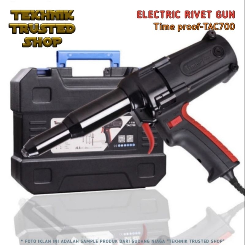 Jual Electric rivet gun TIMEPROOF-TAC700 Mesin alat paku rivet listrik ...
