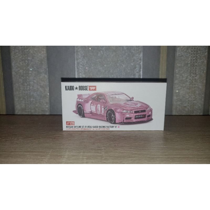 Jual Mini GT x Kaido House KHMG128 Nissan Skyline R34 Pink Kaido Racing ...