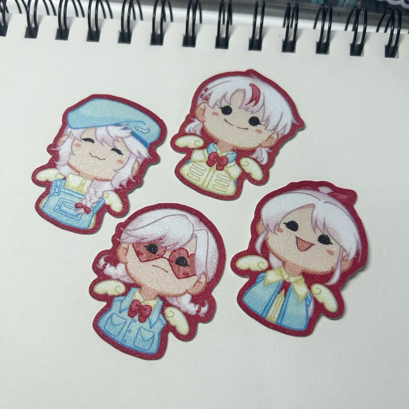 Jual [CREARUFF STUDIO] Love Bullet Koharu, Kana, Chiyo, Ena Sticker ...