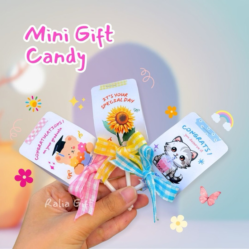 Jual (Sudah termasuk permen) Mini Gift Permen Wisuda Graduation Candy ...