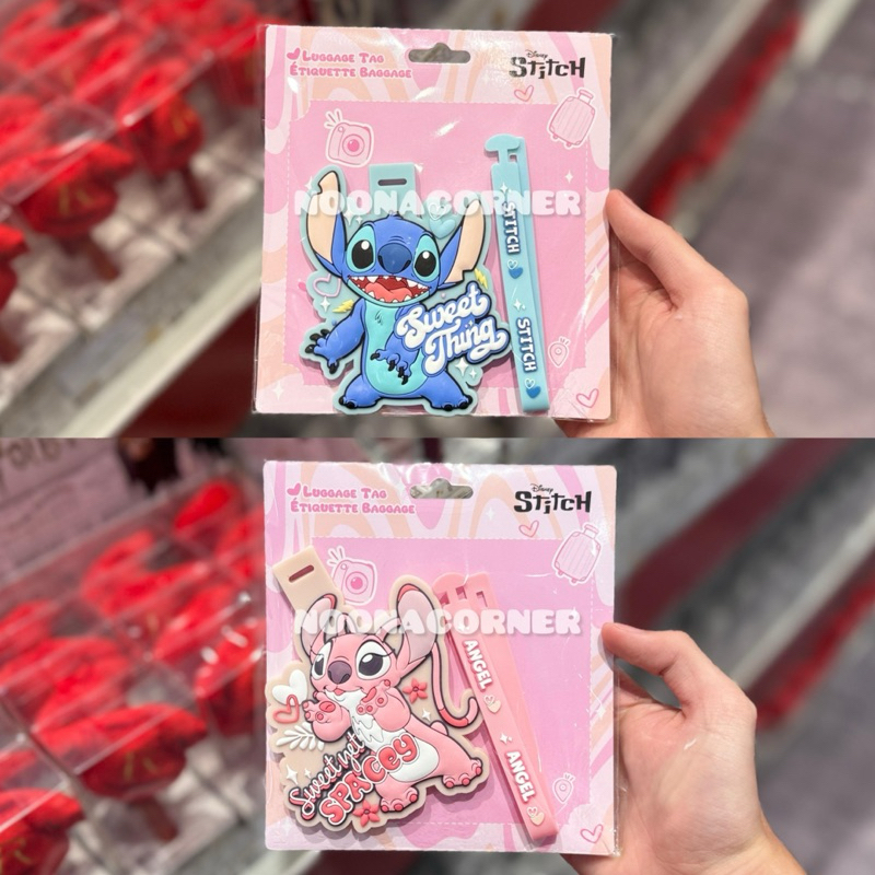 Jual Miniso x Disney ‼️ Luggage Tag / Tag Koper Disney STITCH & ANGEL ...