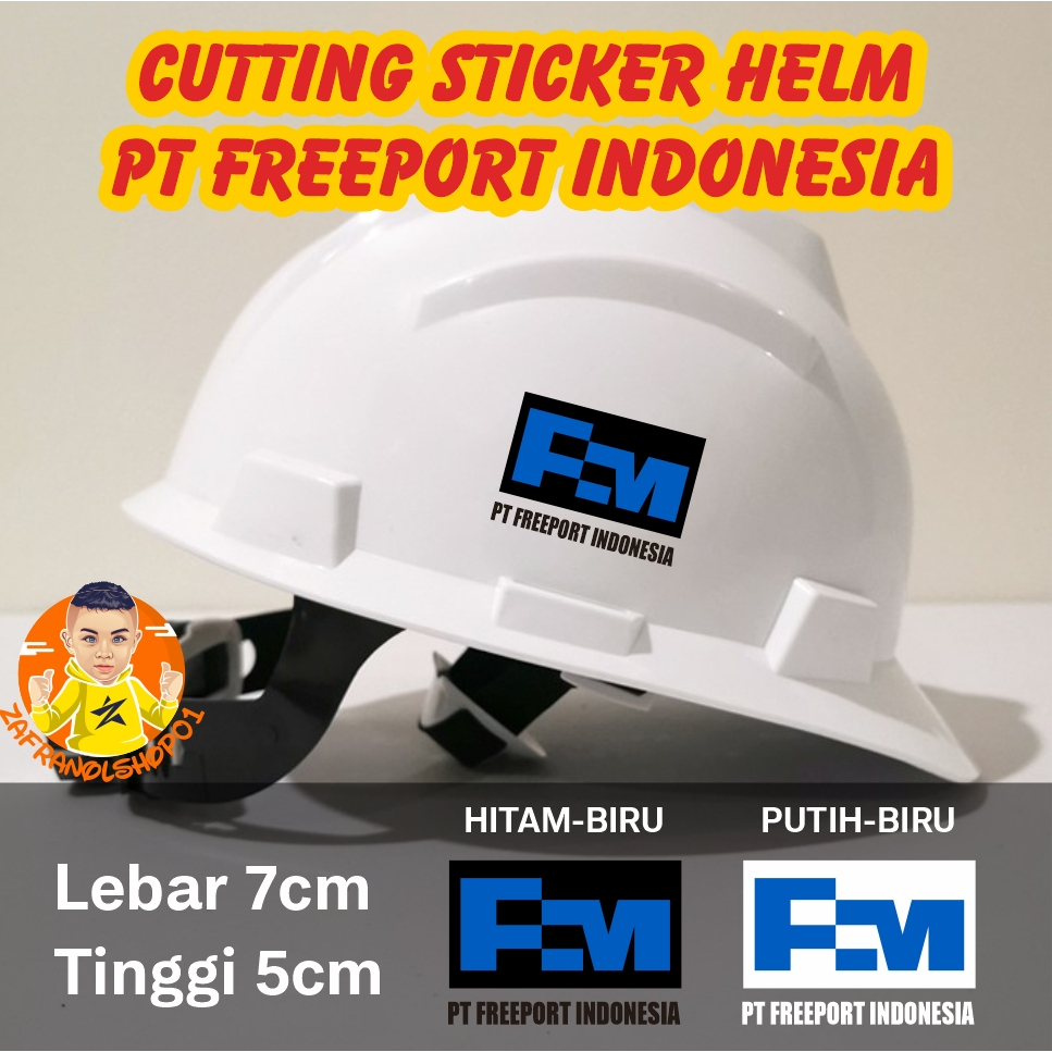 Jual Cutting Stiker PT FREEPORT INDONESIA Helm Laptop Hp | Shopee Indonesia