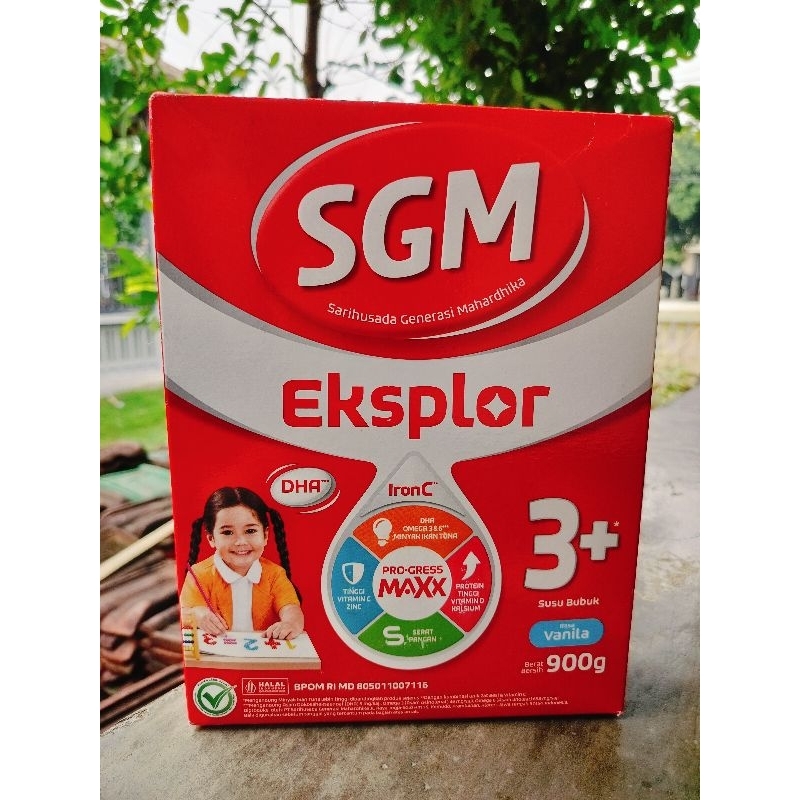 Jual SGM Eksplor 3+ Rasa Vanilla 900GR Exp 2026 ll SUSU MURAH | Shopee Indonesia