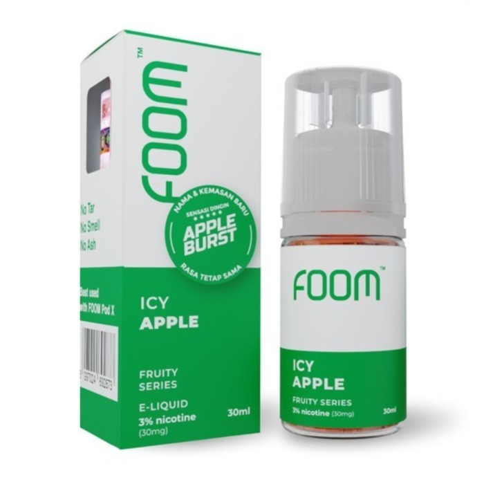 Jual Foom Icy Apple Salt Nic 30ML by Foom Lab - Liquid Foom Fruity ...