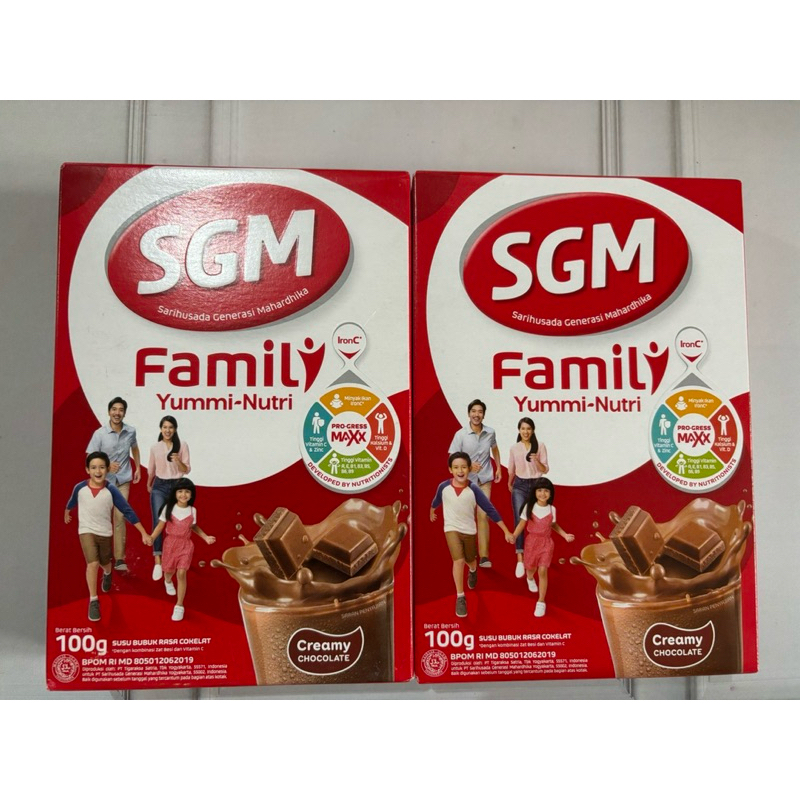 Jual SGM Family Yummi Nutri Cokelat 100g | Shopee Indonesia