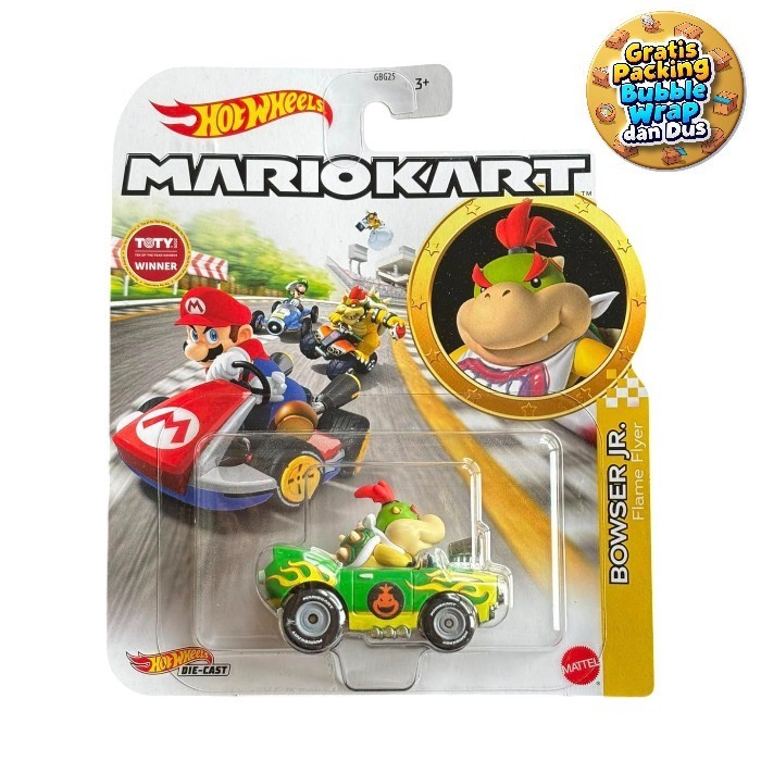 Jual Bowser Jr Flame Flyer Mario Kart Hotwheels | Shopee Indonesia