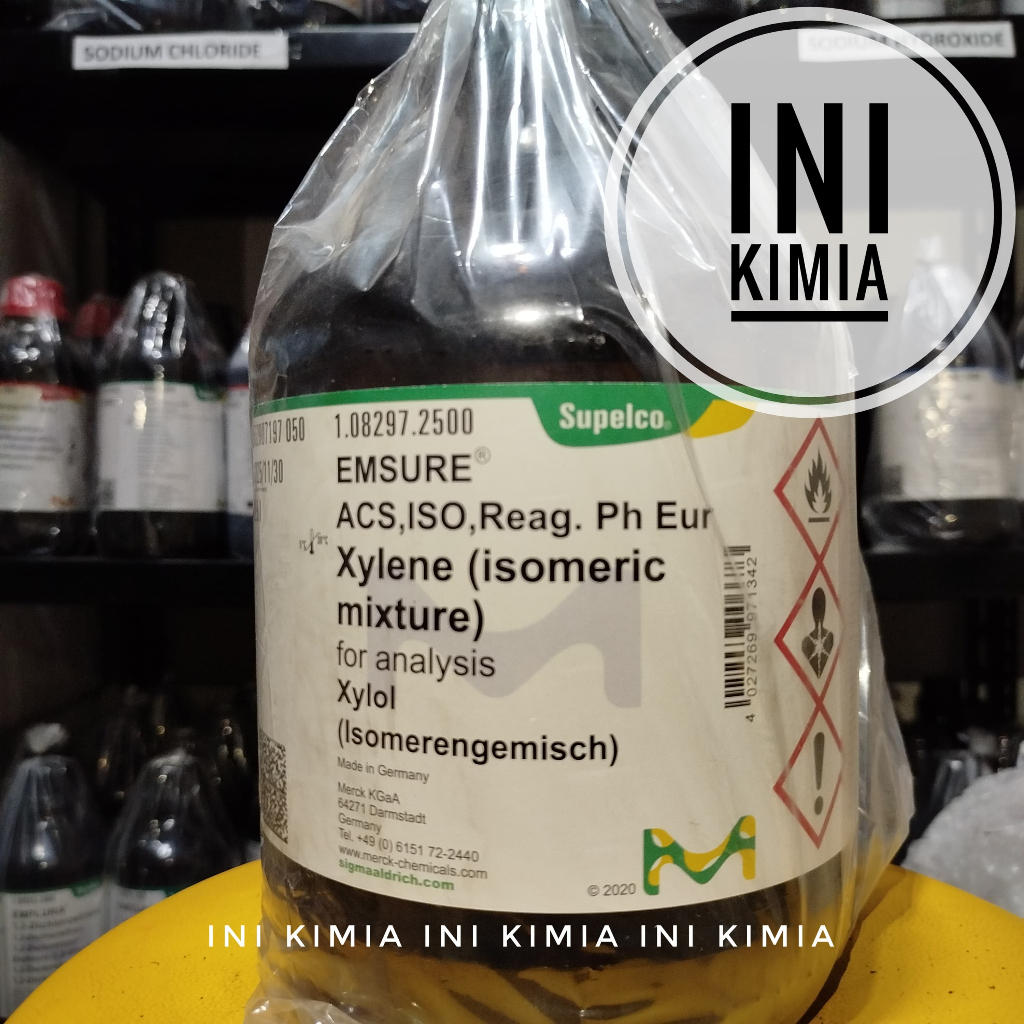 Jual XYLENE isomeric mixture 2.5 Lt - XYLOL - DIMETHYLBENZENE MERCK ...