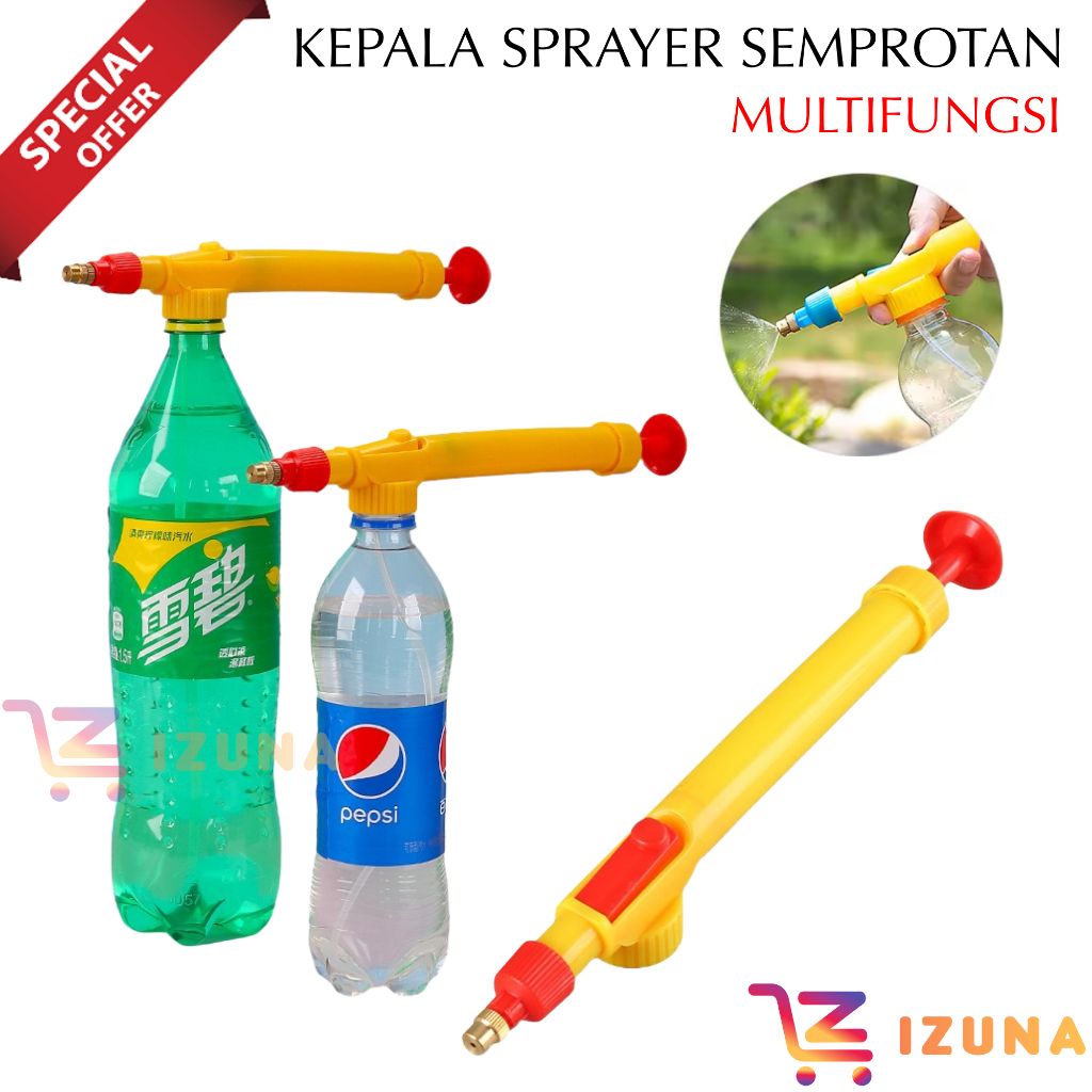 Jual IZ - A12 Kepala Pompa Semprotan Air Botol Mist Sprayer Penyemprot ...