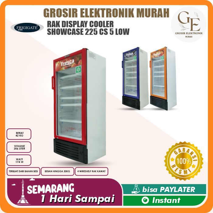 Jual SHOWCASE FRIGIGATE FRESCA 225 CS 5 RAK DISPLAY COOLER LOW BY ...