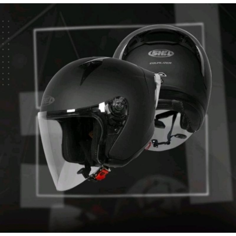 Jual HELM SHELL EQUALIZER KRONOS ORIGINAL HALFFACE SNI DEWASA PRIA ...