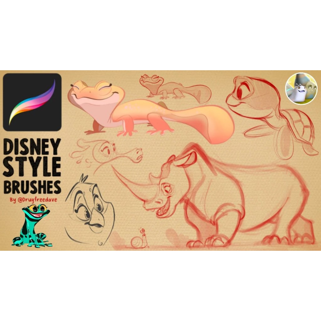 Jual Procreate Brush - Disney Style Brushes | Shopee Indonesia
