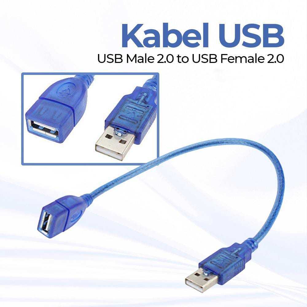 Jual Kabel USB MALE To USB FEMALE 150 cm / Perpanjangan USB / USB ...