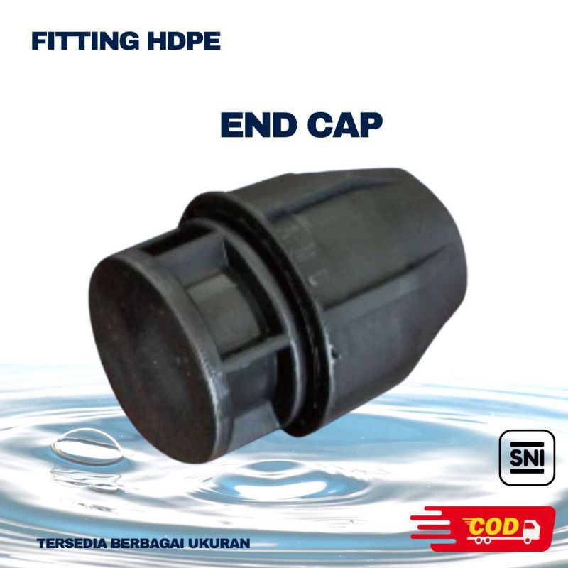 Jual END CAP 50 mm COMPRESSION ATAU TUTUP PIPA/ SELANG HDPE | Shopee ...