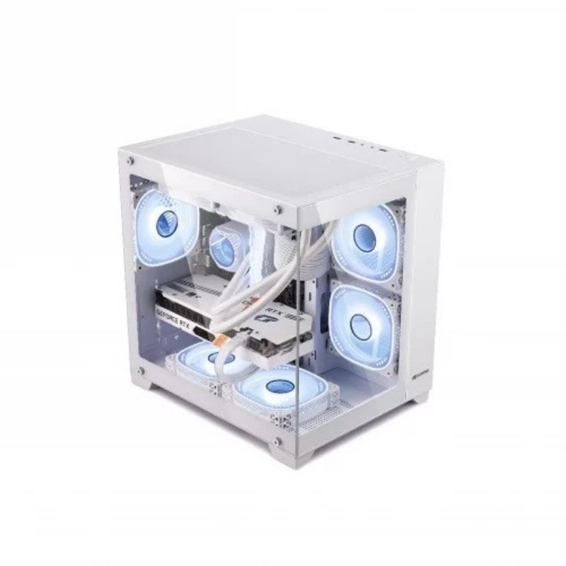 Jual CASING DIGITAL ALLIANCE N30SE V2 WHITE M ATX ITX CASE GAMING ...