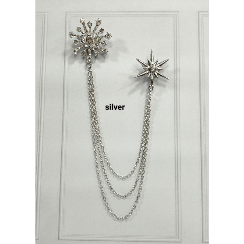 Jual Bros rantai kebaya / bros kebaya janggan / bros jas pin Clips ...