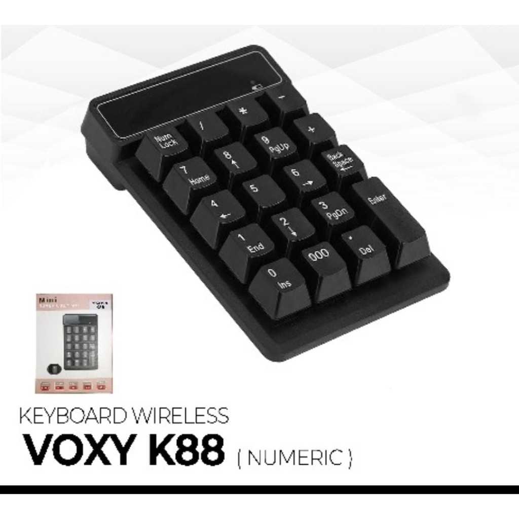 Jual Keyboard angka gaming numeric keypad number pad numpad USB 2.4ghz ...