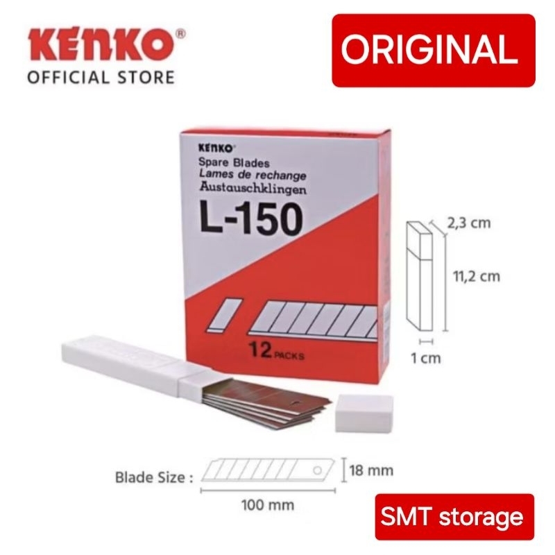 Jual ISI CUTTER KENKO L-150 [ORIGINAL KENKO] | Shopee Indonesia