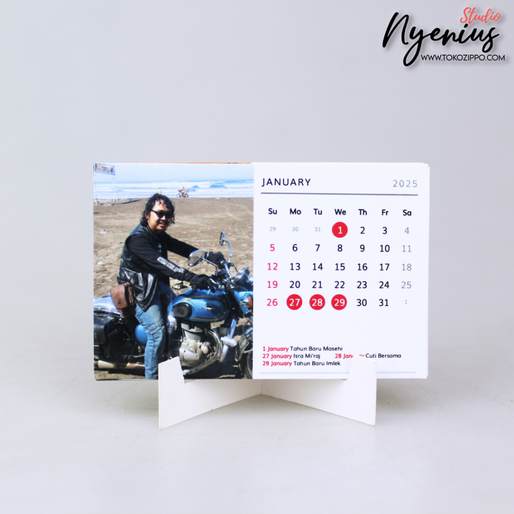 Jual Kalender Meja Mini 2025 Custom dengan Foto dan Gambar Pilihanmu ...