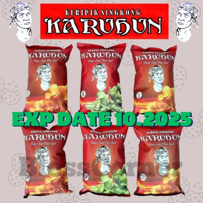 Jual Karuhun Kripik Singkong Pedas 130 Gr Kripik Karuhun Super Pedas ...