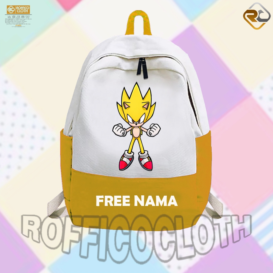 Jual TAS RANSEL ANAK TAS SEKOLAH ANAK KARAKTER SUPER SONIC | SONIC the ...