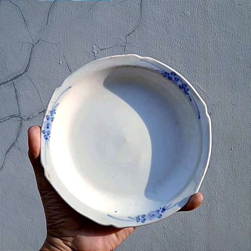 Jual Antik Piring Porselen Cina Lukis Biru Putih Utuh Kuno Tua | Shopee ...