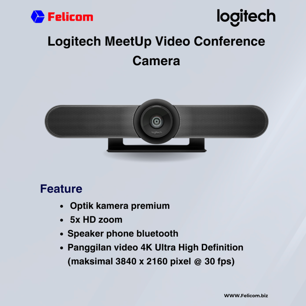Jual Logitech MeetUp Video Conference Camera | Shopee Indonesia
