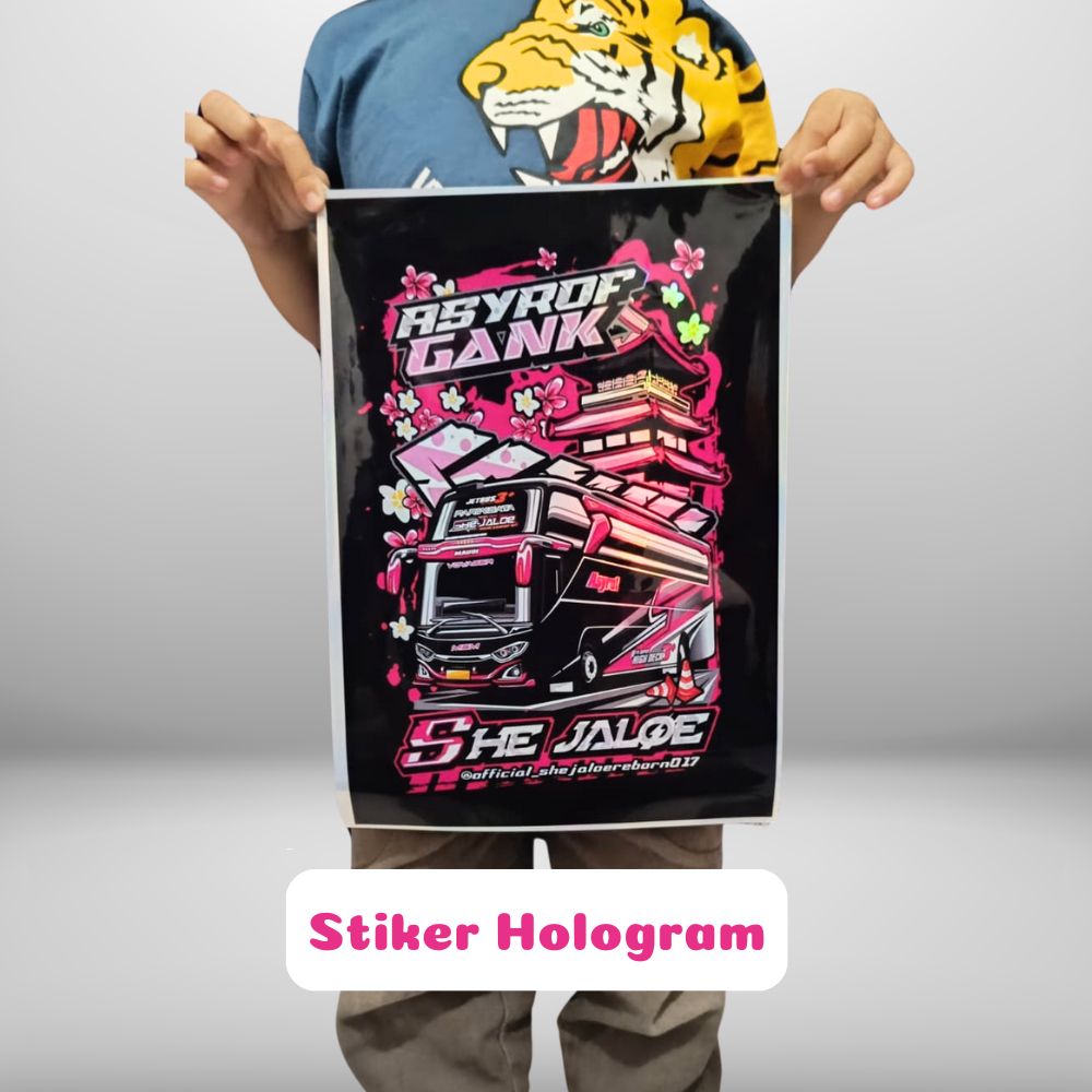 Jual STIKER BUS MANIA STIKER BUS BASURI STIKER BUS TELOLET BESAR JUMBO ...