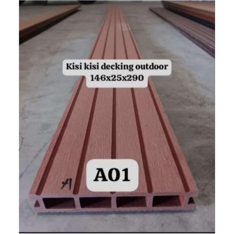 Jual Decking WPC lantai outdoor/Lantai kayu/Decking kayu | Shopee Indonesia