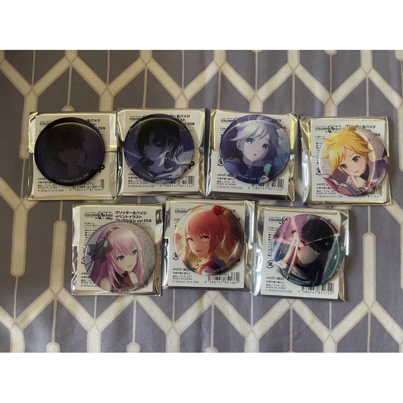 Jual PRSK Project Sekai Kitty Mafuyu Len Niigo Nightcore Badge Set ...
