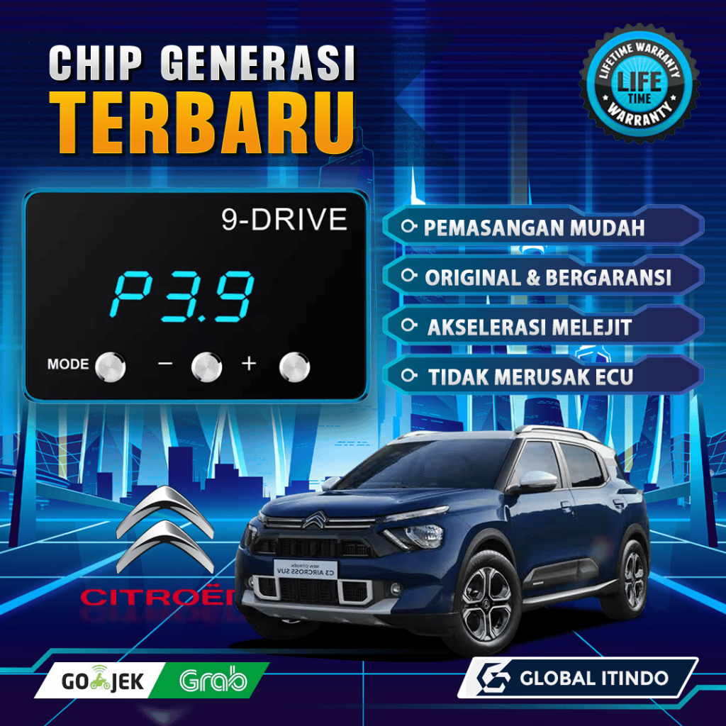 Jual 9 Drive All New Citroen C3 Aircross SUV Piggyback Throttle Controller ECU Remap | Shopee ...