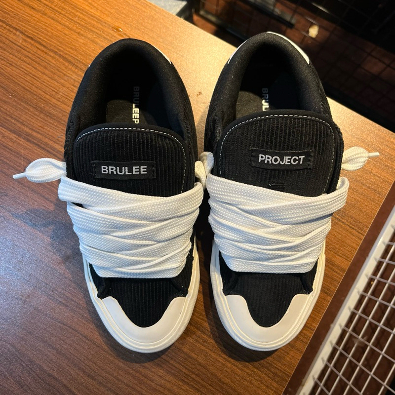 Jual Brulee Project - Obeshoes Corduroy - Black White | Shopee Indonesia