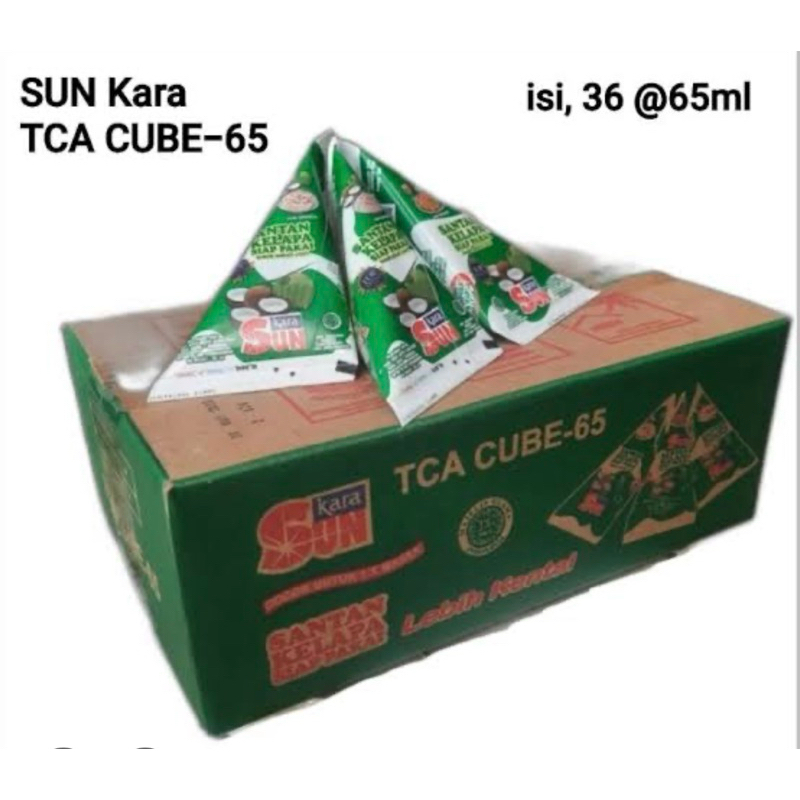 Jual Santan Sun Kara TCA Cube-65 TCA 65ml x 36 pak per 1 Dus Kartonan | Shopee Indonesia