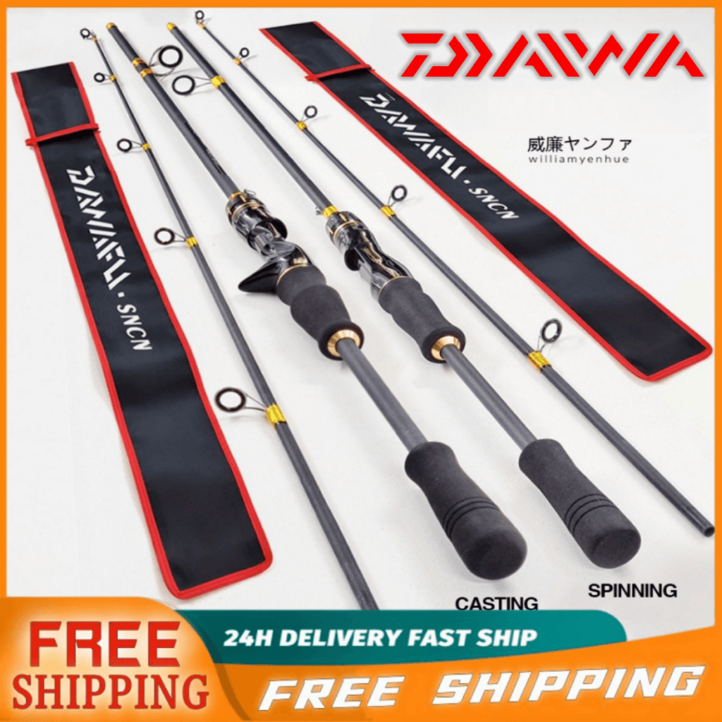 Jual DAIWA Baitcasting Rod Medium Joran Pancing Carbon Lure M Power Fishing Rod Spinning Rod ...