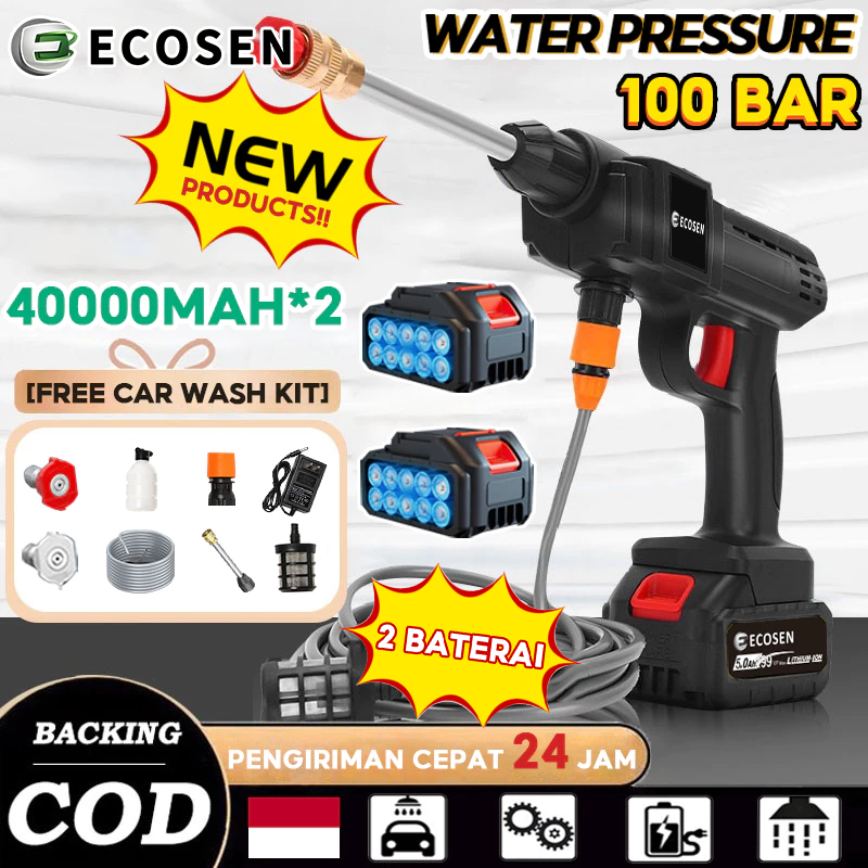 Jual ECOSEN 100Bar 799V mesin cuci mobil Jet Cleaner Tekanan Bar Mesin ...