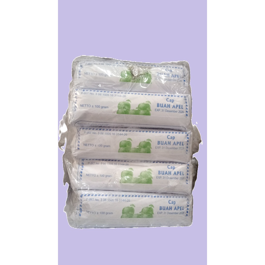 Jual Tepung Hunkwe Cap Buah Apel 100gr / Hoen Kwe ( 1pak = 10pcs ...