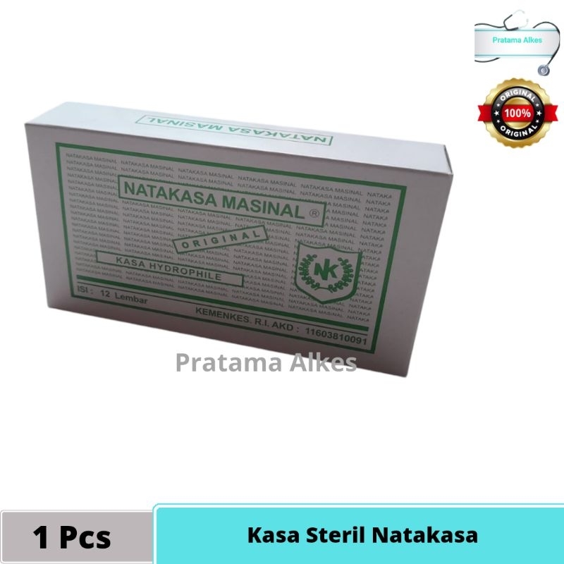 Jual Per Box Kecil Kassa Steril Natakasa isi 12 Lembar / Kasa Perban ...