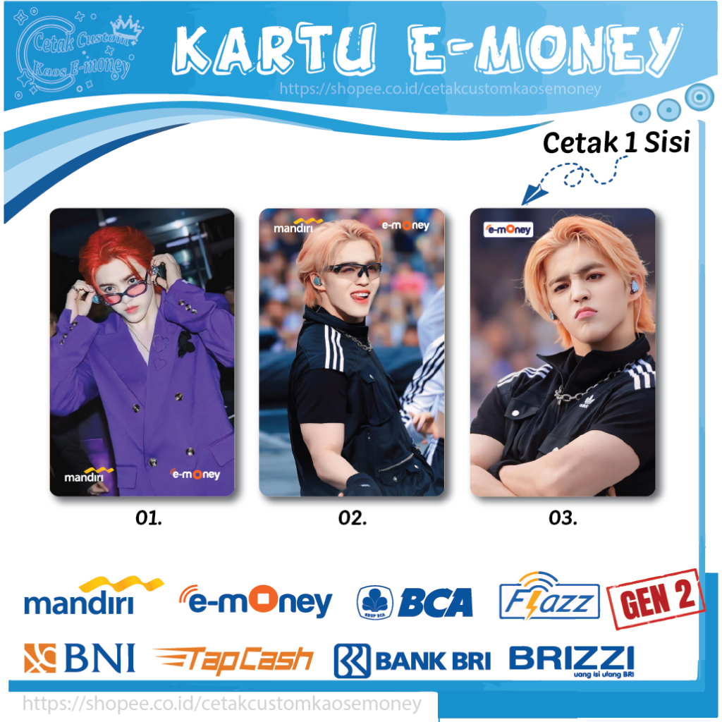 Jual KARTU EMONEY ETOLL KPOP SEVENTEEN S.COUPS LOLLAPALOOZA TOUR EMONEY ...